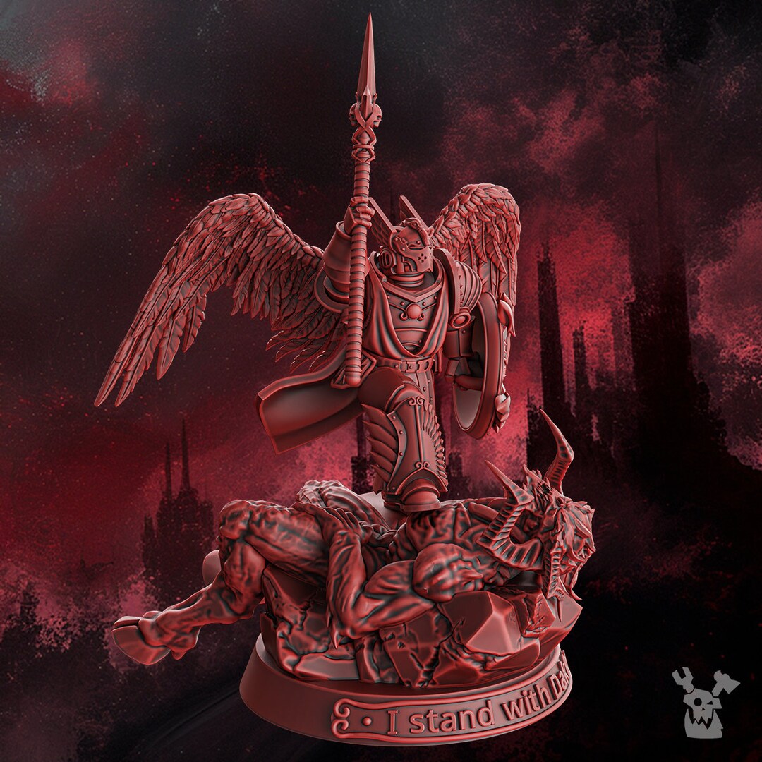 3d Printed Triumphant Angel by Dakkadakka Miniatures - Etsy