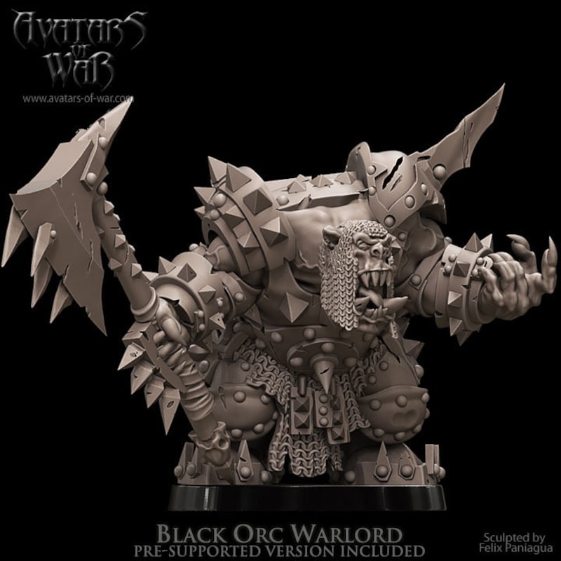 Black Orcs Avatars of War - Etsy