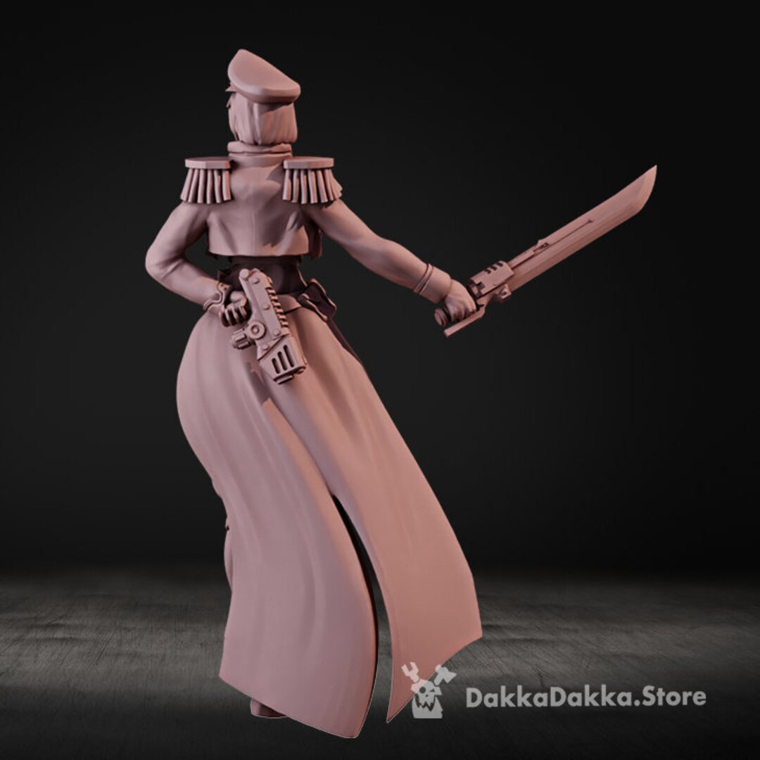 3d Printed Female Commissar by Dakkadakka - Etsy