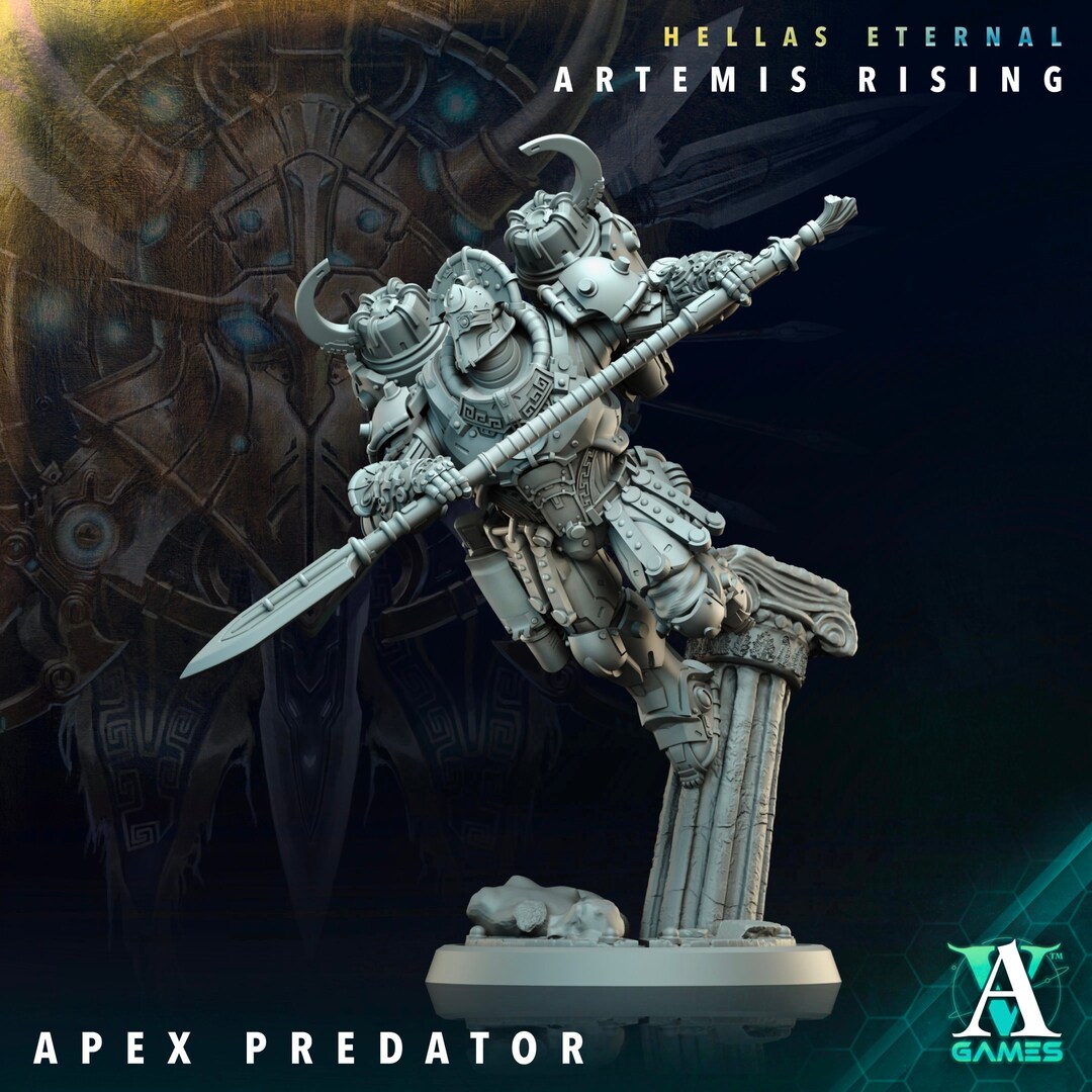 3D Printed Apex Predator by Archvillain Games - Etsy