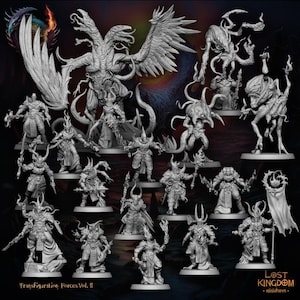 3D Printed Great Chaos Spawn of Change by Lost Kingdom Miniatures - Etsy