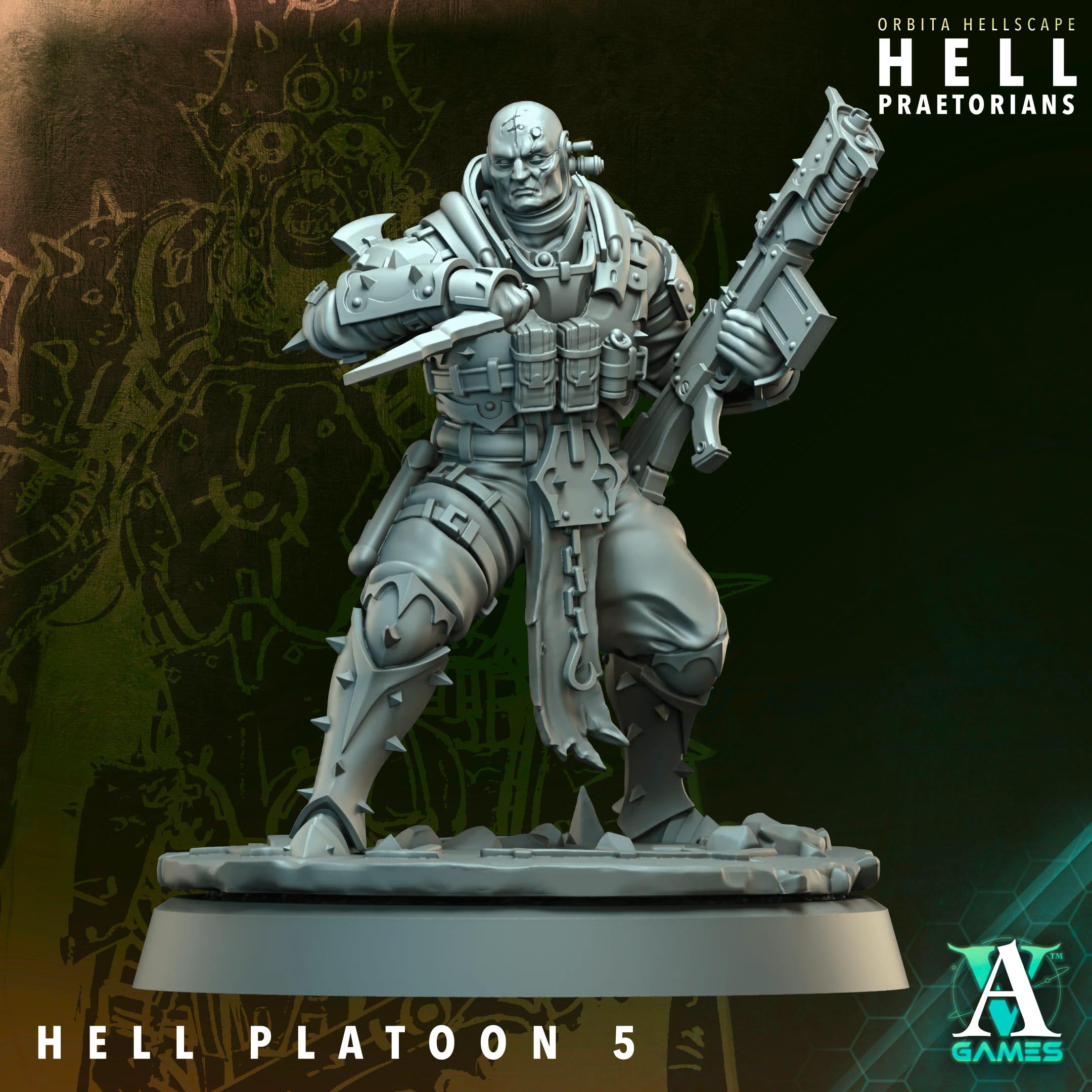 3D Printed Hell Platoon X11 by Archvillain Games - Etsy