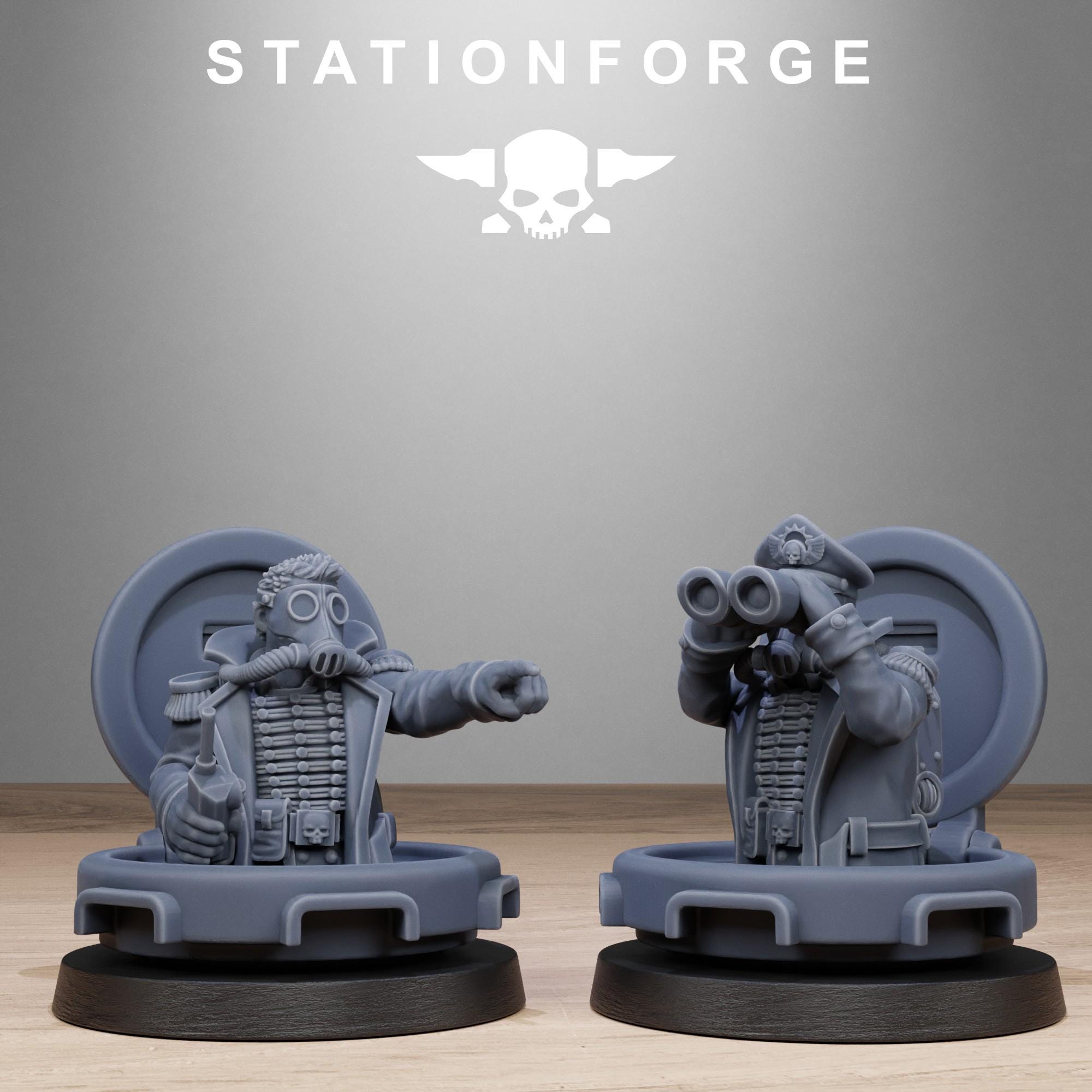 3D Printed Grimguard Tank Commanders X10 by Stationforge Miniatures - Etsy