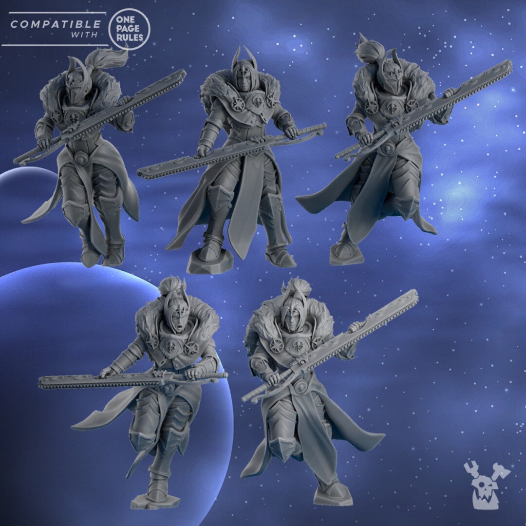 3d Printed Moon Blades X5 by Dakkadakka Miniatures - Etsy