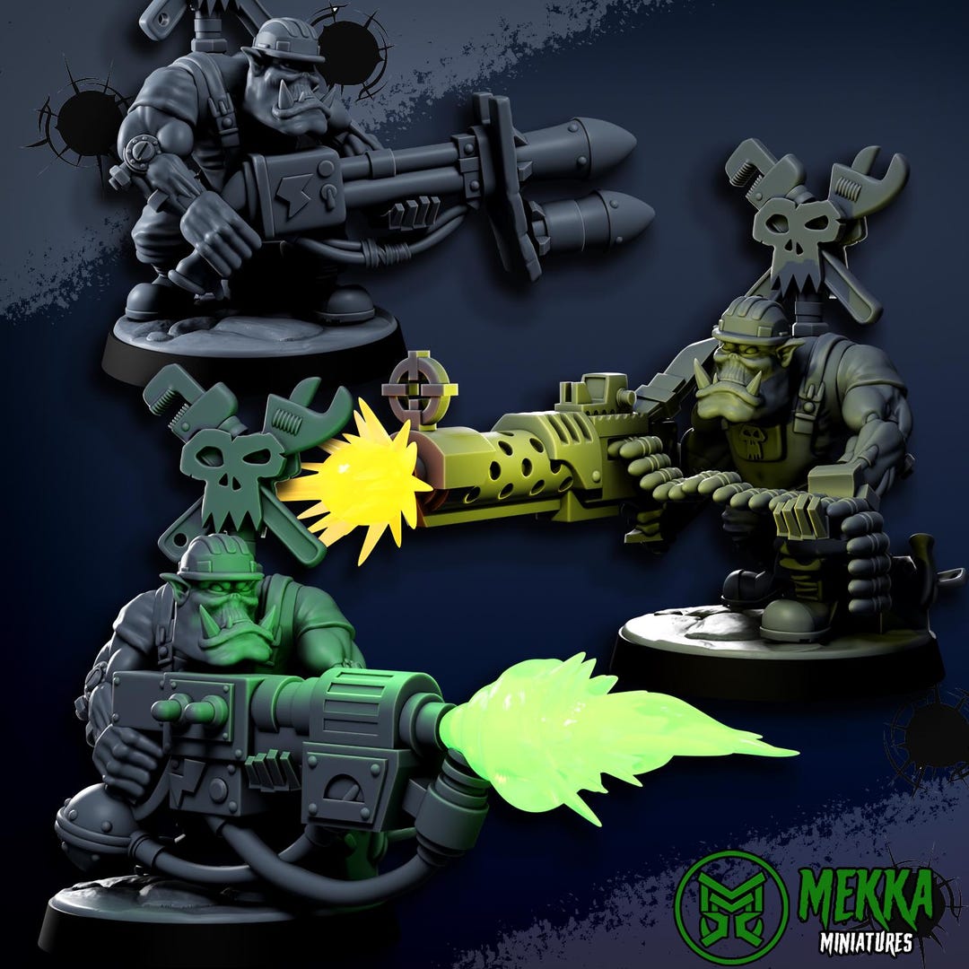 3d Printed Ork Giant Shoota by Mekka Miniatures - Etsy