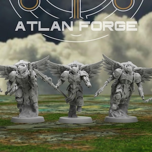 3d Printed Angelic Knights Ophanim by Atlan Forge Miniatures - Etsy