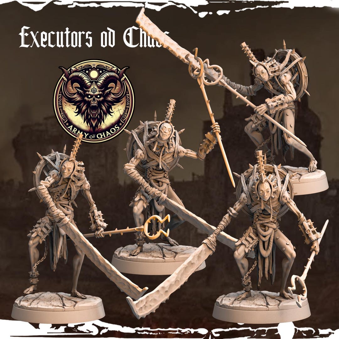 3D Printed Dreadful Executors of Chaos by Monolith Arts - Etsy
