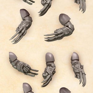 3d Printed Crimson Lords Claws X10 by Greytide Studio - Etsy