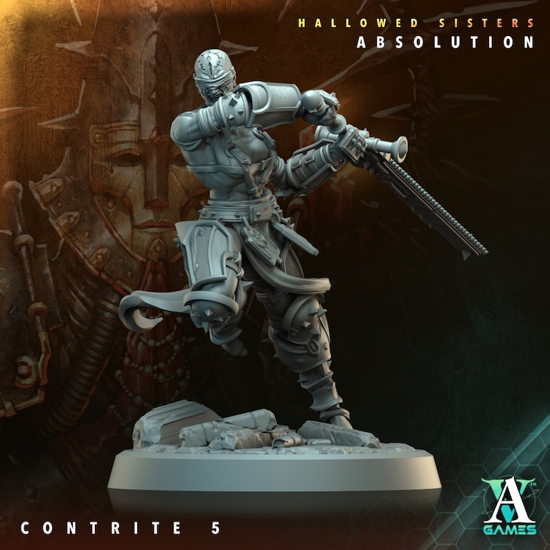 3D Printed Contrite by Archvillain Games - Etsy