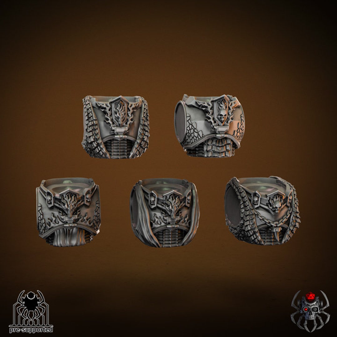 3D Printed Flame Lizards Elite Torsos by Eightlegsminiatures - Etsy