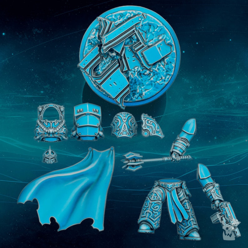 3d Printed Scylla Legion Lord Master Amegon by Dakkadakka - Etsy