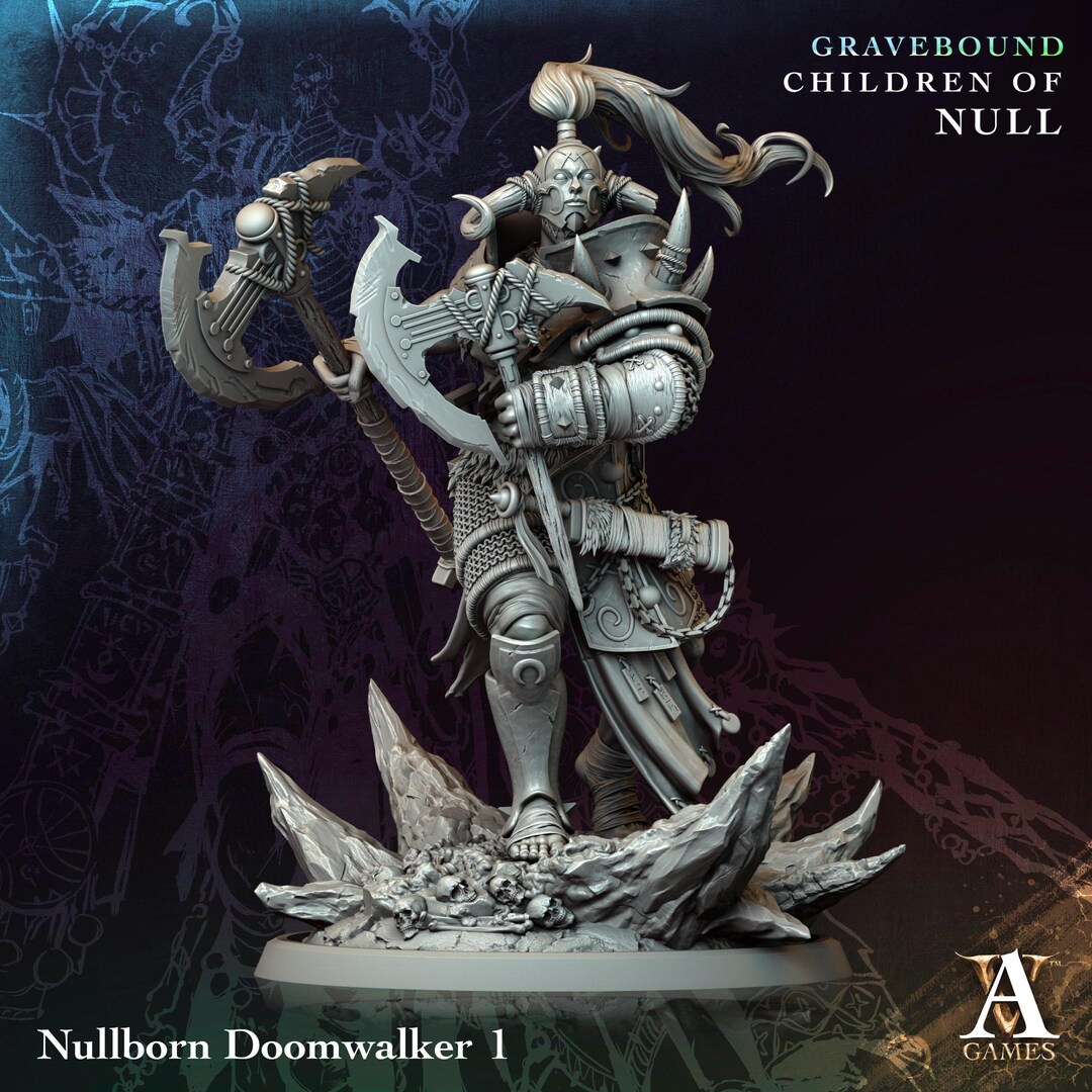 3D Printed Nullborn Doomwalkers by Archvillain Games - Etsy