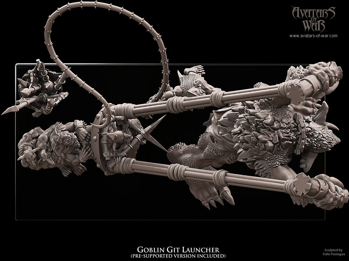 3D Printed Goblin Git Launcher by Avatars of War - Etsy