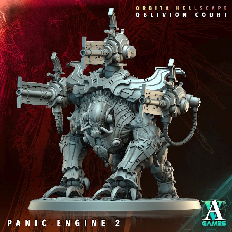 3D Printed Panic Engine by Archvillain Games - Etsy
