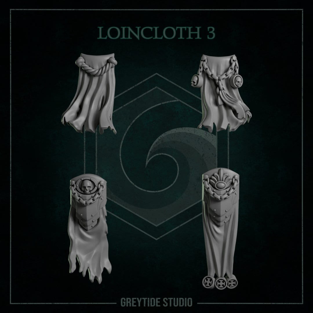 3d Printed Loincloths X8 by Greytide Studio - Etsy
