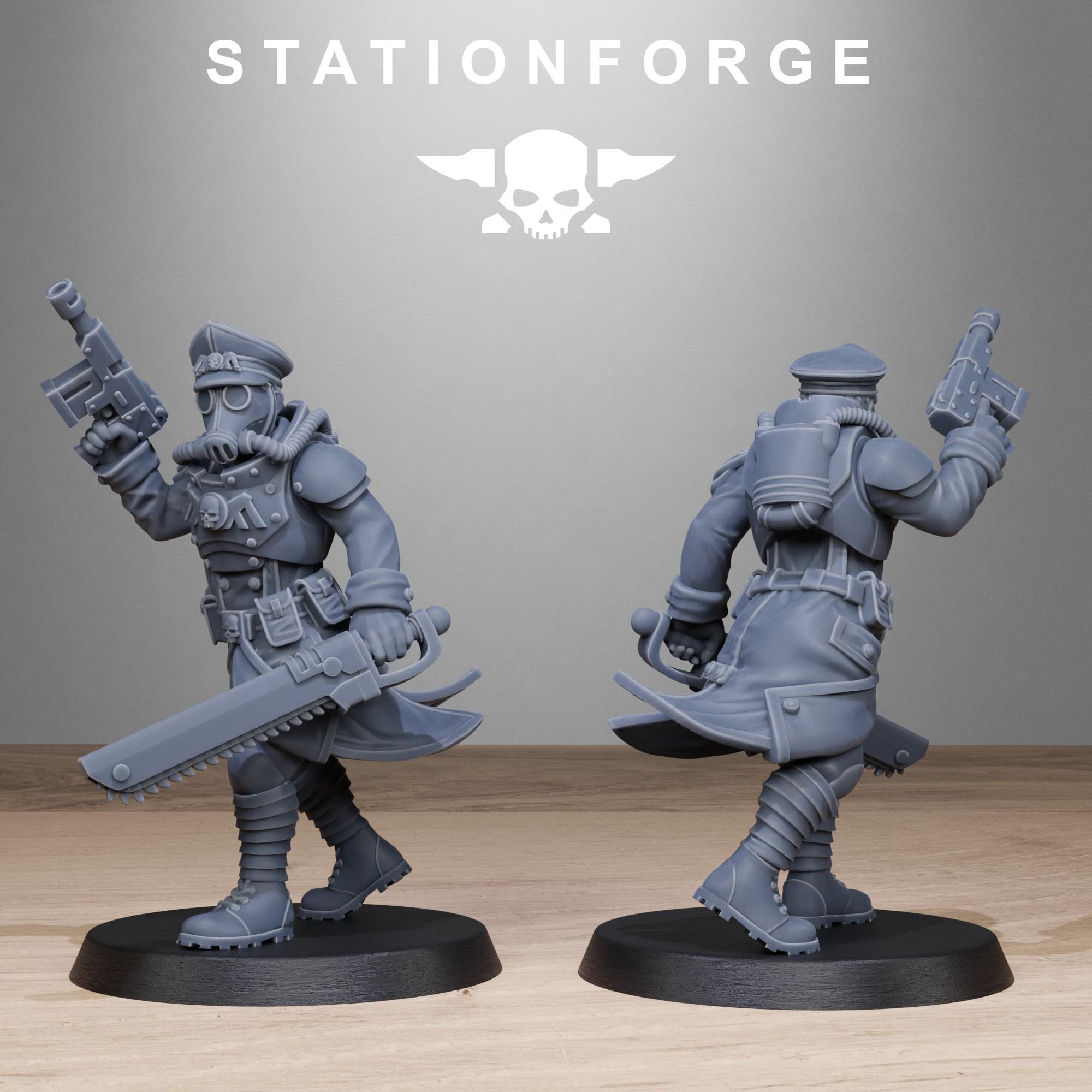 3D Printed Grimguard Sisters by Stationforge Miniatures - Etsy