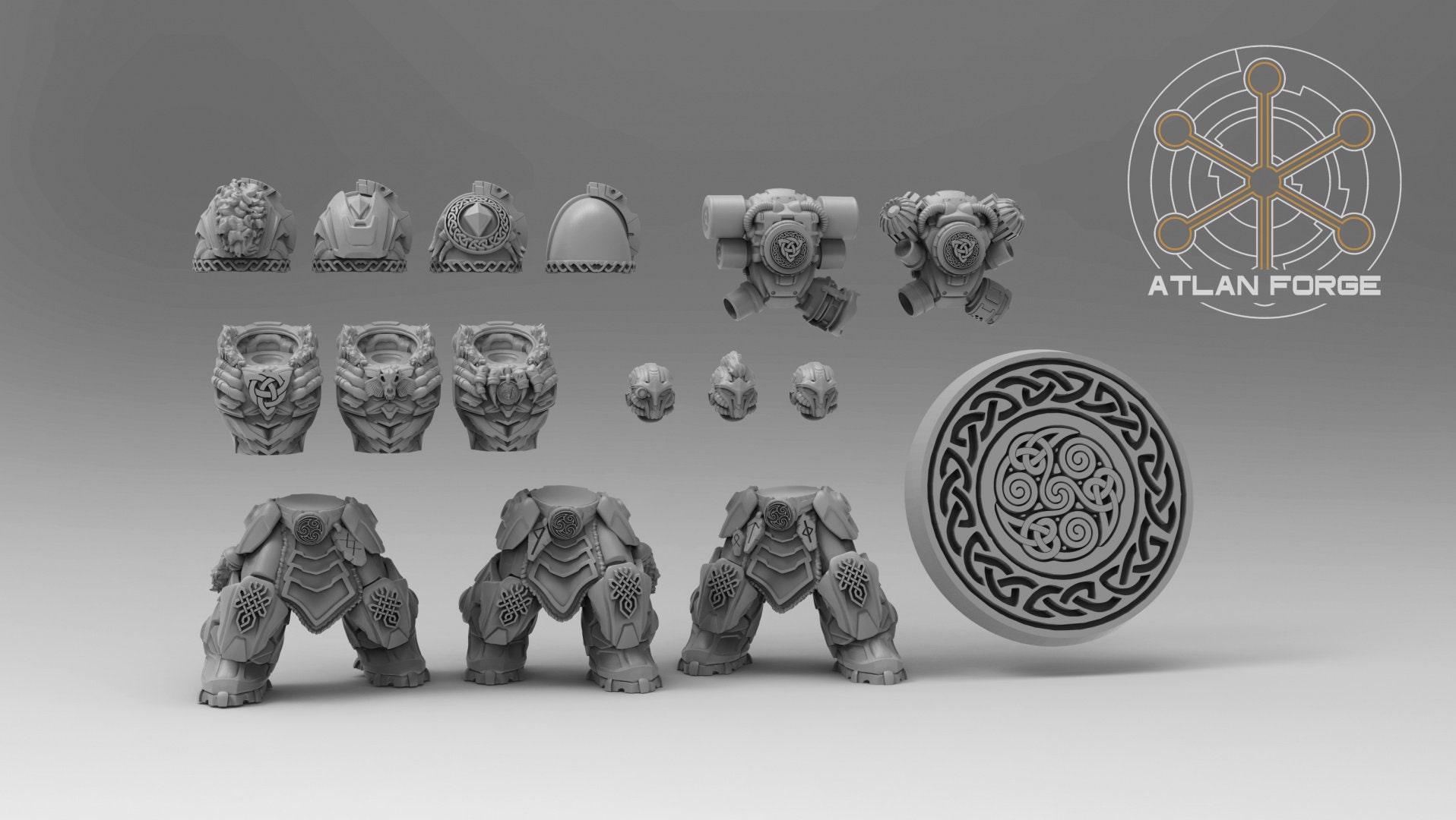 3d Printed Asgardian Heavy Aegis X5 by Atlan Forge Miniatures - Etsy