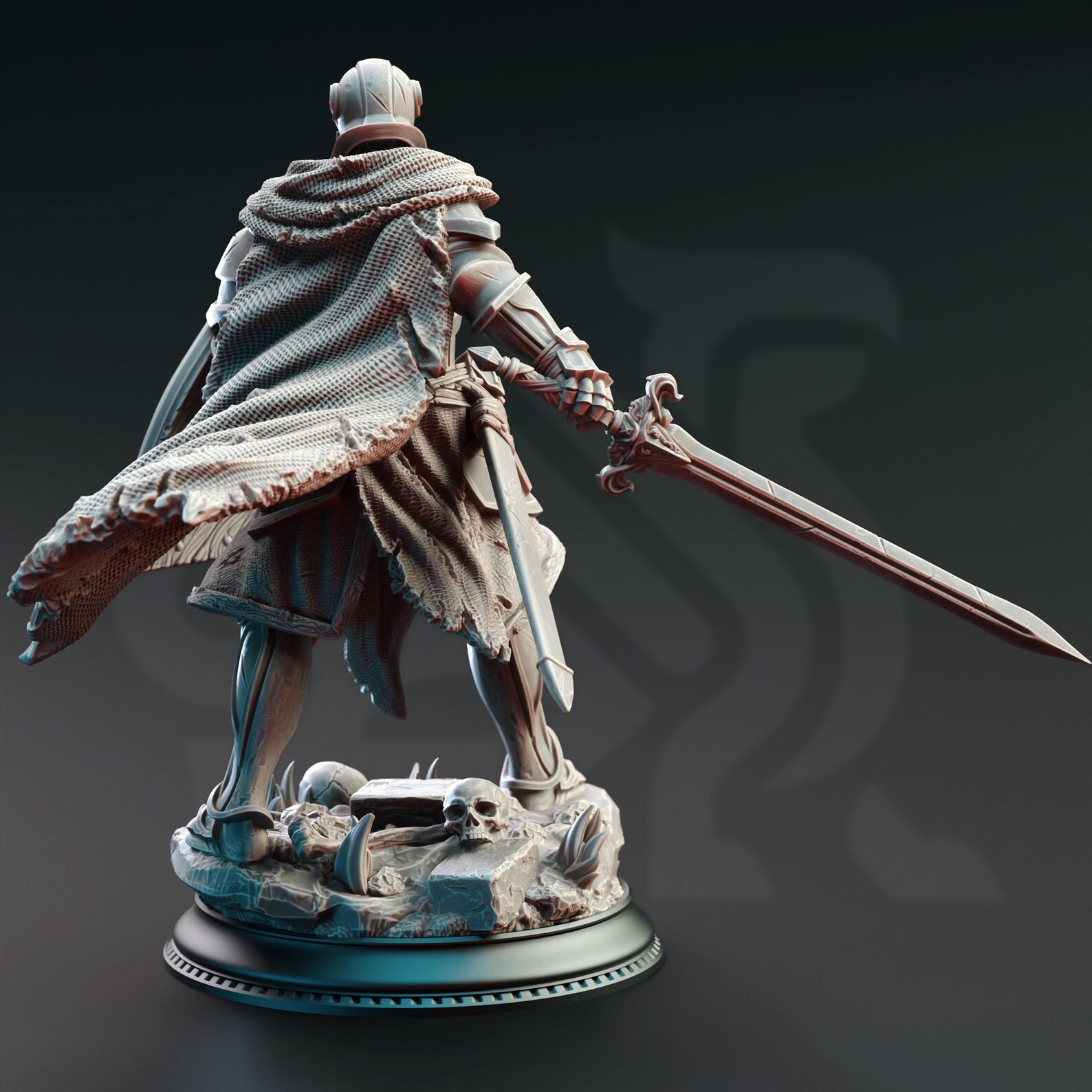 3D Printed Cursed Paladin of Vengeance by DM Stash - Etsy
