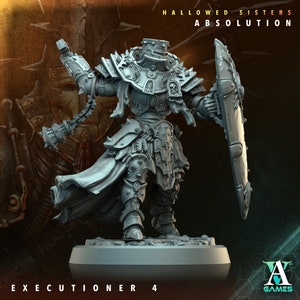 3D Printed Executioner by Archvillain Games - Etsy