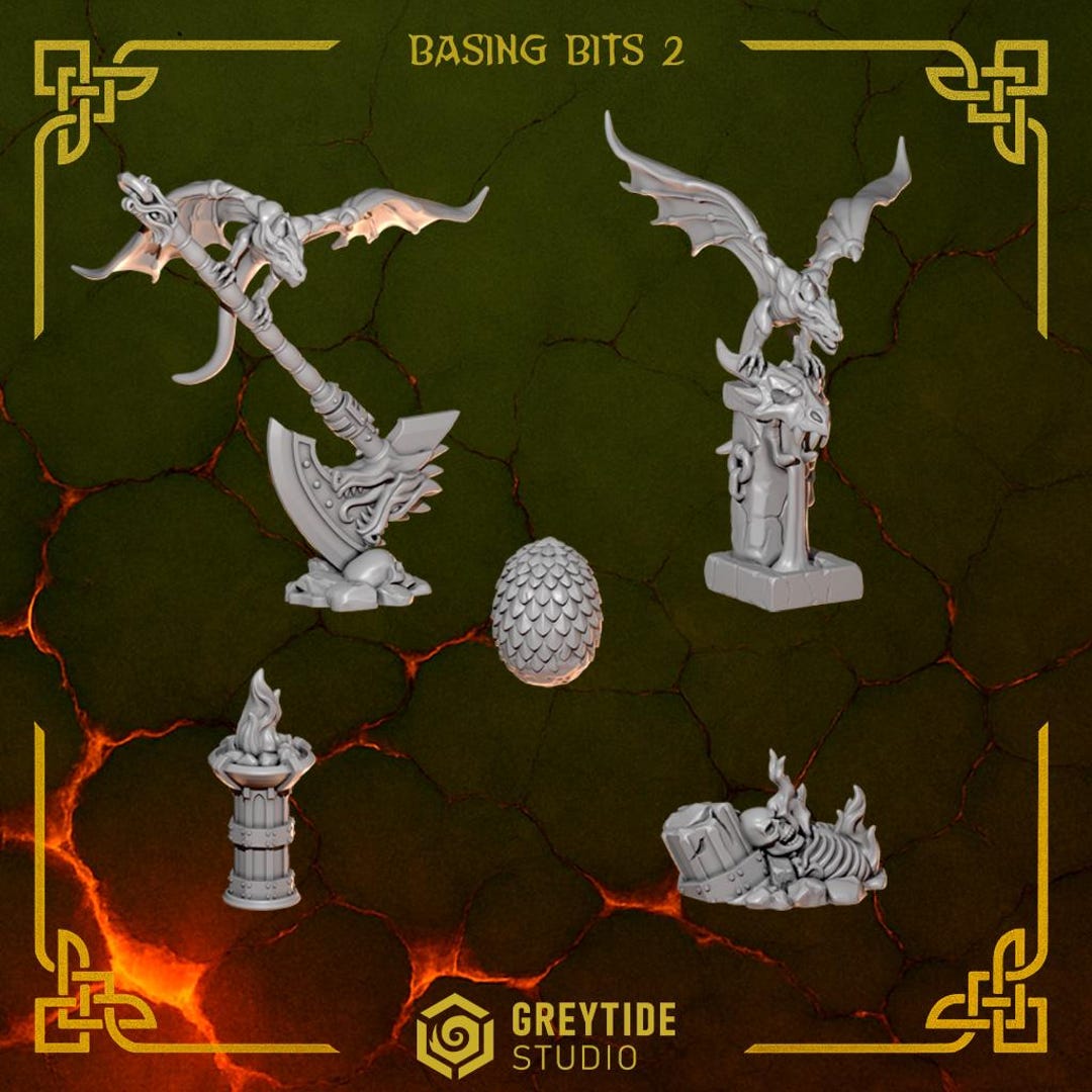 3d Printed Anvil Wardens Basing Bits by Greytide Studio - Etsy
