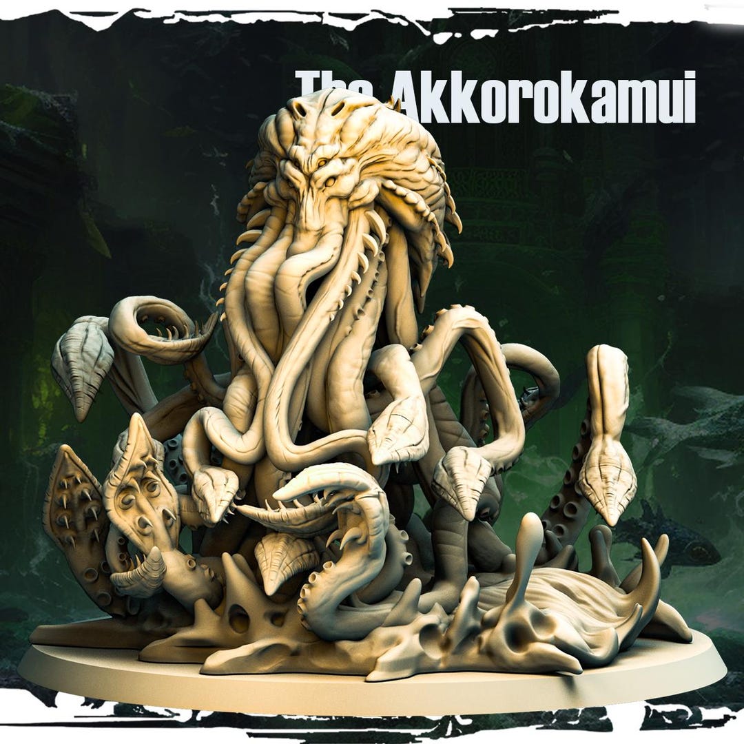 3d Printed Cursed Octopus by Monolith Arts - Etsy