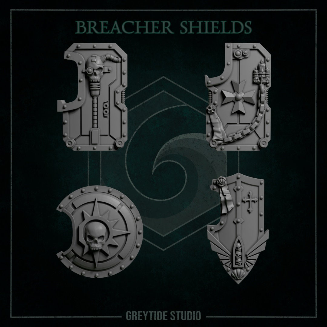 3d Printed Breacher Shields X8 by Greytide Studio - Etsy