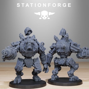 3D Printed Orkaz Bots Infantry by Stationforge Miniatures - Etsy