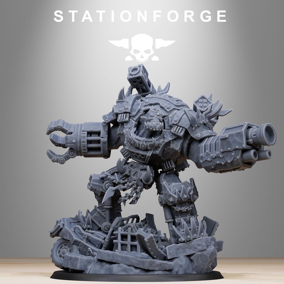 3D Printed Orkaz Grand Nutta V2 by Stationforge Miniatures - Etsy