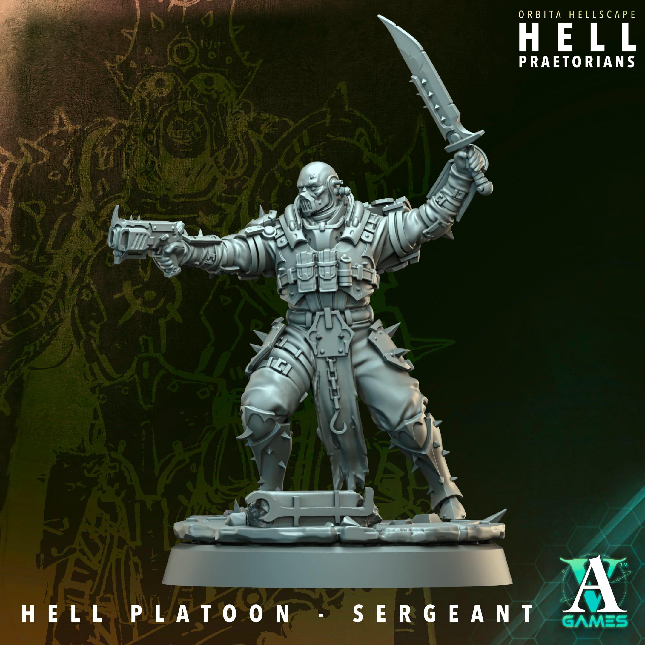 3D Printed Hell Platoon X11 by Archvillain Games - Etsy