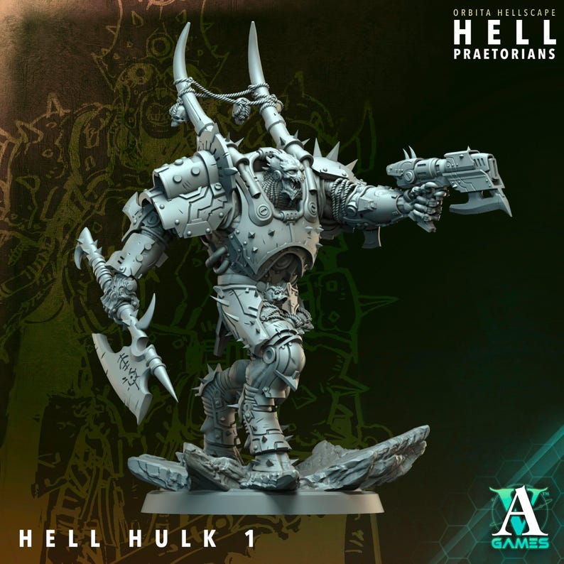 3D Printed Hell Hulks by Archvillain Games - Etsy