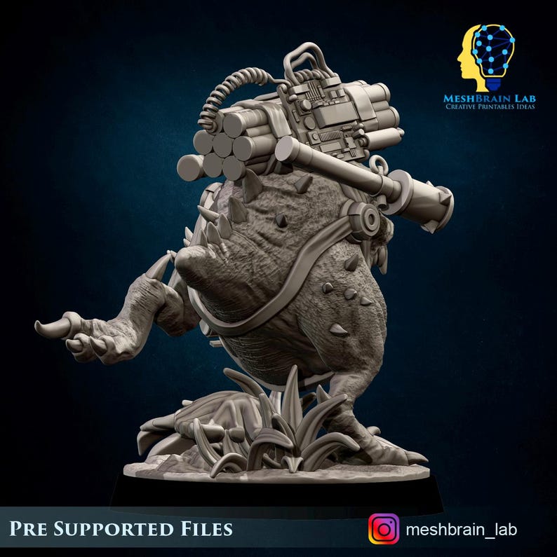 3d Printed Kommando Pet Bomb by Meshbrain Labs Miniatures - Etsy