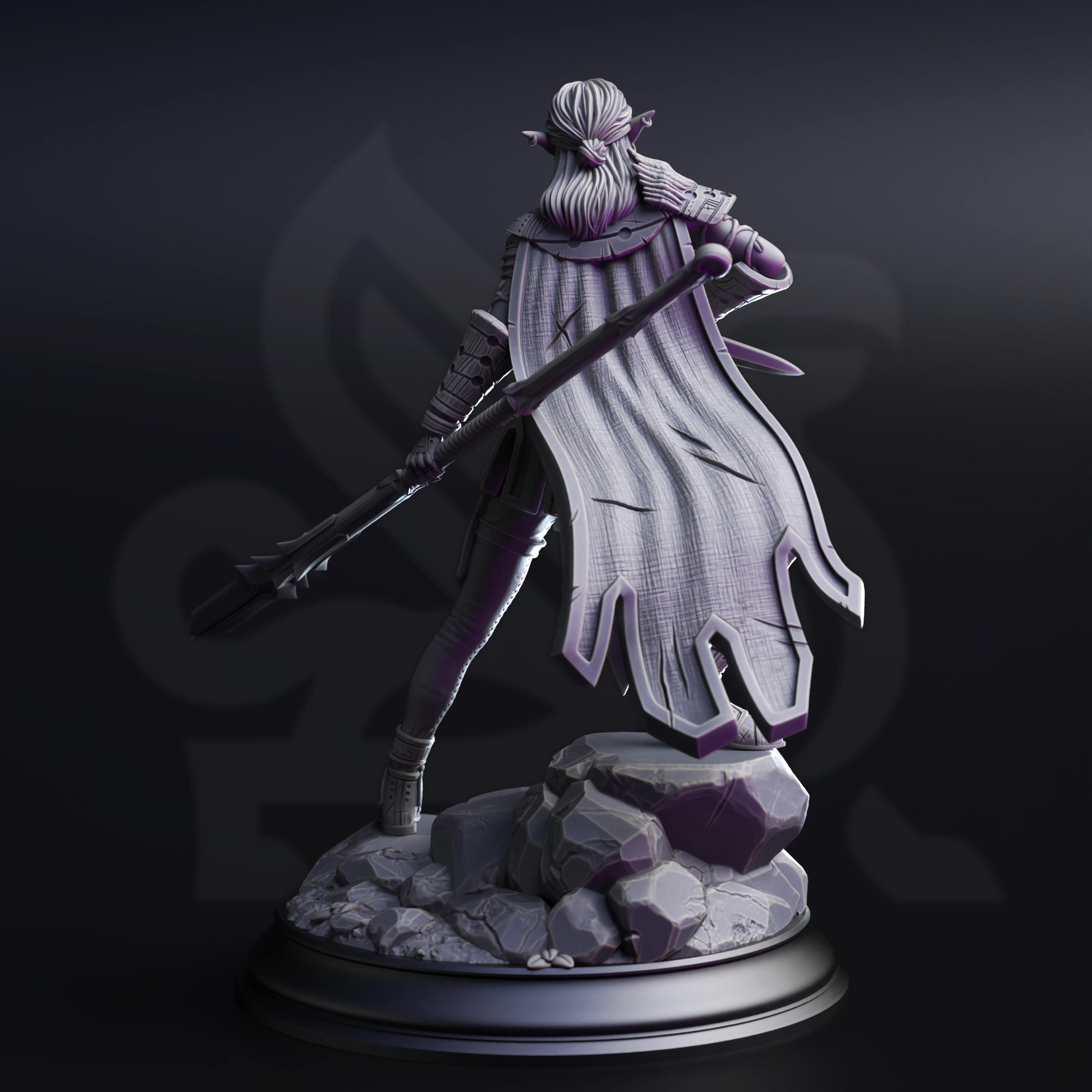 3D Printed Drow Pathfinder by DM Stash - Etsy