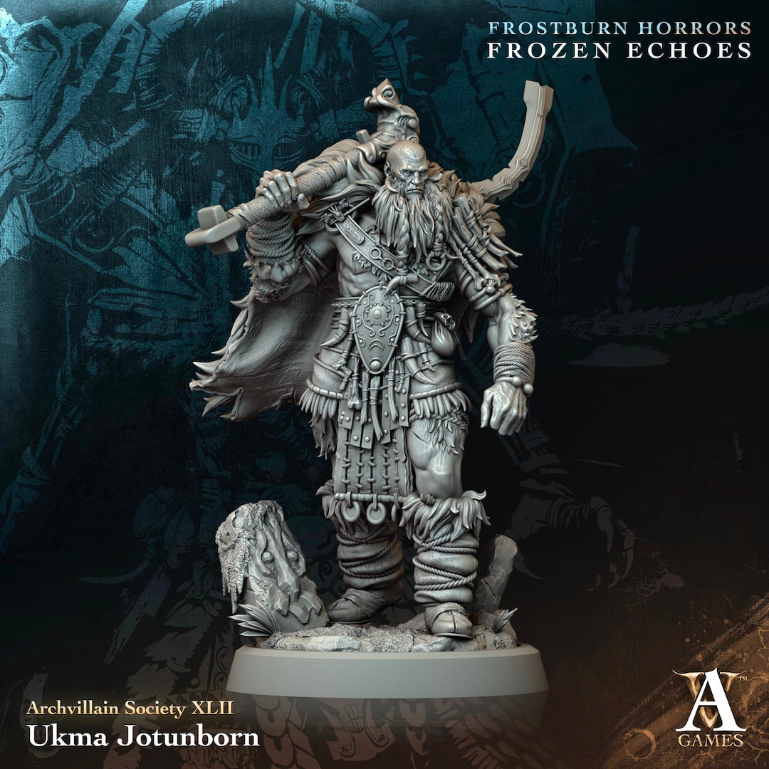 3D Printed Ukma Jotunborn by Archvillain Games - Etsy