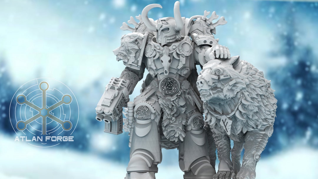 3d Printed Valen, Asgardian Commander by Atlan Forge Miniatures - Etsy