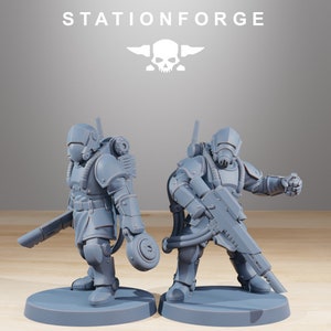 3D Printed Royal Guard Commandos X10 by Stationforge Miniatures - Etsy