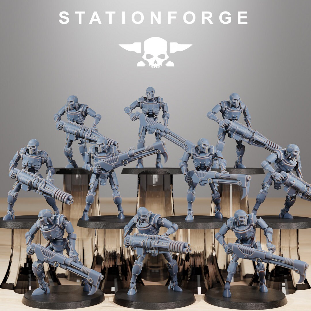 3D Printed Astronet Infantry X10 by Stationforge Miniatures - Etsy