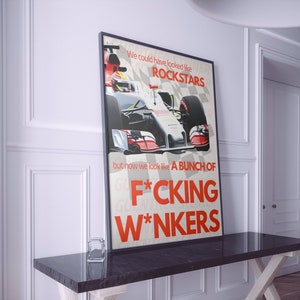 F1 Gift for Fans Formula 1 Digital Posters Guenther Steiner Gift for ...