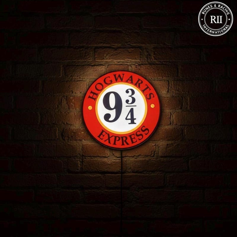 Platform 9 3 4 Sign - Etsy