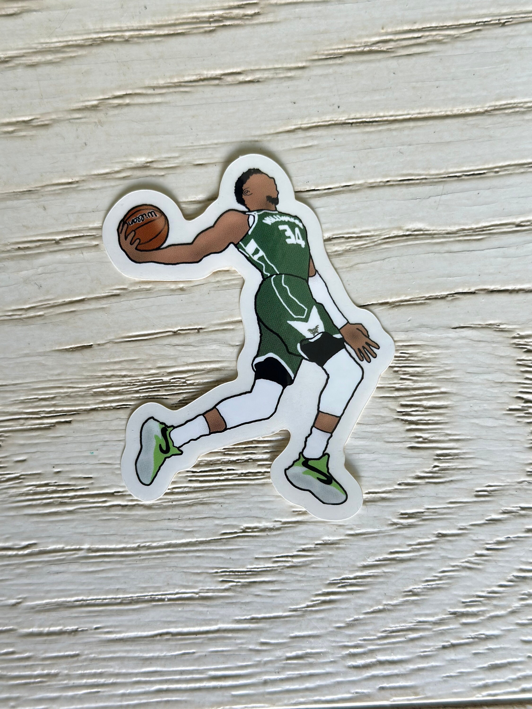 Giannis Antetokounmpo Sticker - Etsy