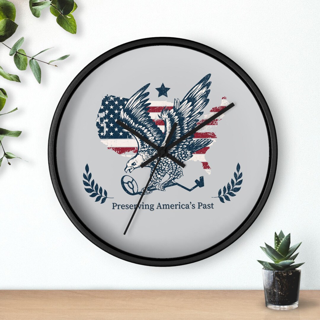 Metal Detecting Wall Clock, Metal Detector Gift Idea, Metal Detector ...
