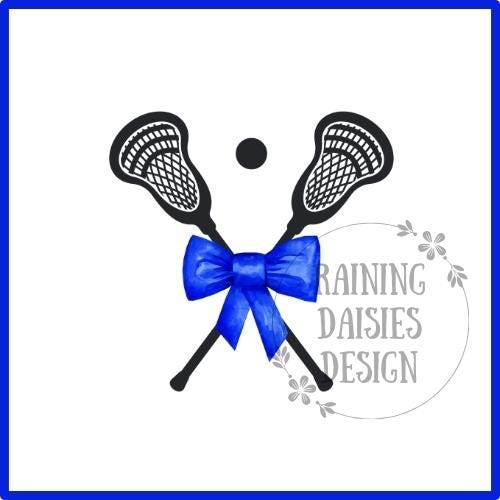 Royal Blue Lacrosse Stick PNG File, Lacrosse Sublimation Design ...