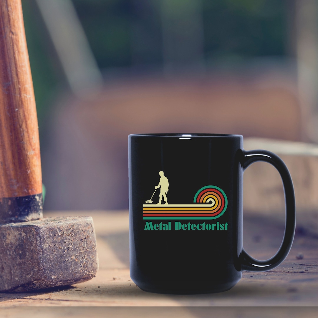 Metal Detector Mug, Metal Detecting Gift for Him, Holiday Mug for Dad ...