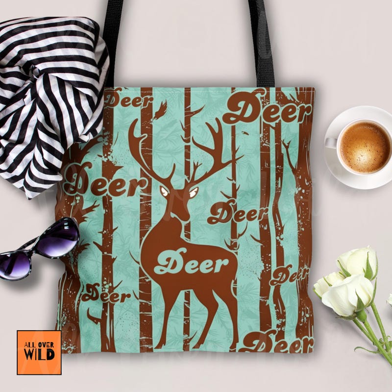 Deer Print Purse - Etsy