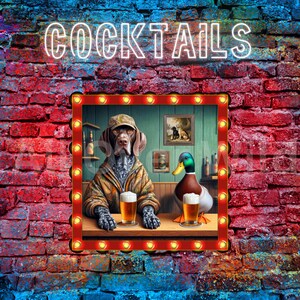 German Shorthaired Pointer Poster, Funny Pointer Print, Hunting Dog ...