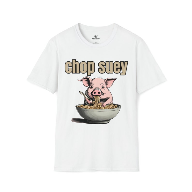 Cute Pig Chop Suey Super Soft T-shirt unisex Multiple Sizes - Etsy