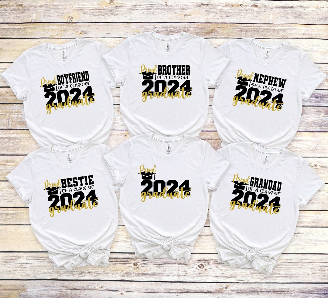 2024 Graduation, Graduate 2024 Shirt, Graduation Shirts, Custom ...