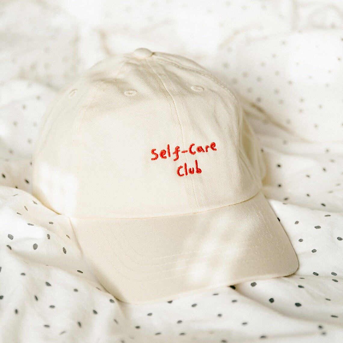 Self-care Club Embroidered Cap Made to Order Unisex Baseball Cap for ...