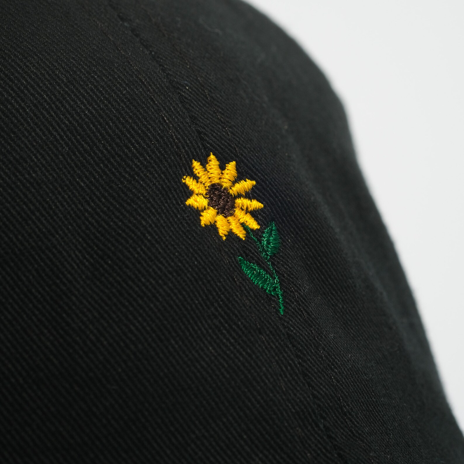 Sunflower Cap - Custom Embroidered Baseball Cap - Unstructured Six ...