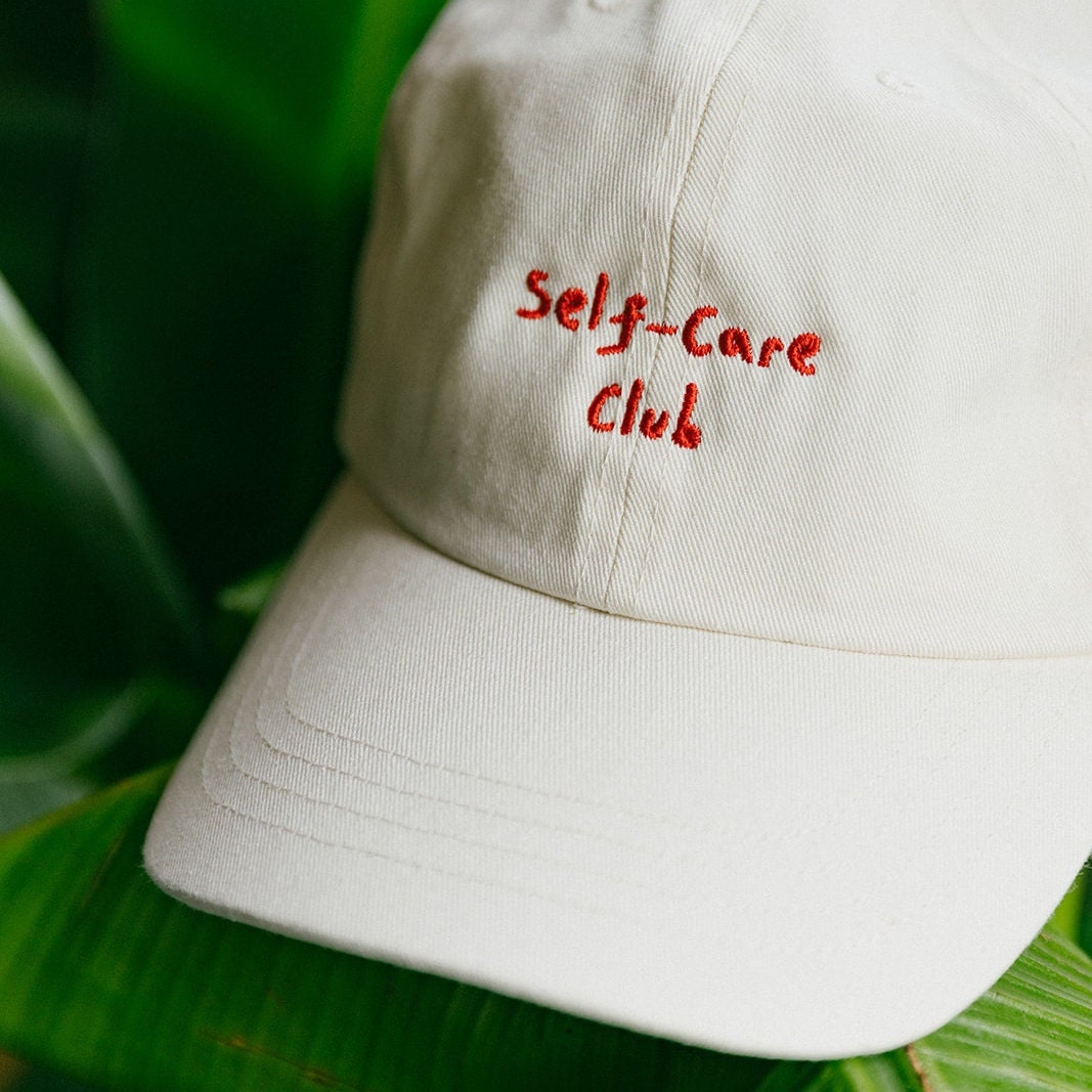 Self-care Club Embroidered Cap Made to Order Unisex Baseball Cap for ...