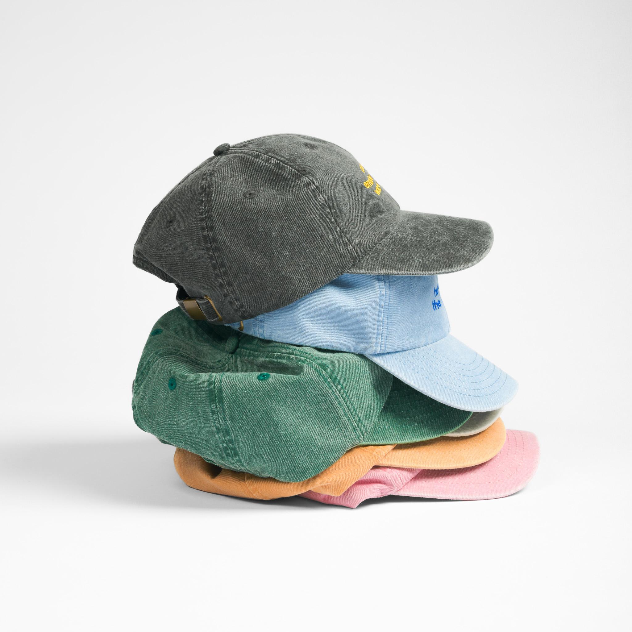 Personalised Text Dad Cap - Custom Embroidered Vintage Style Cap in ...